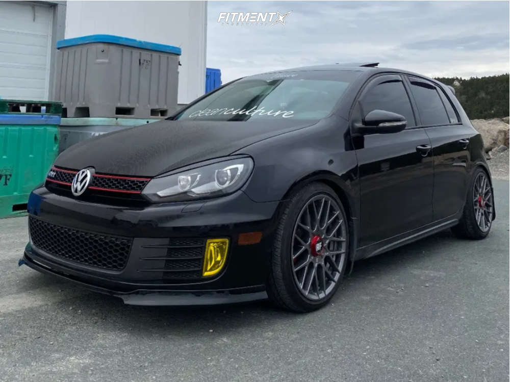 2011 Volkswagen GTI Base with 18x8.5 Rotiform Rse and Bridgestone ...