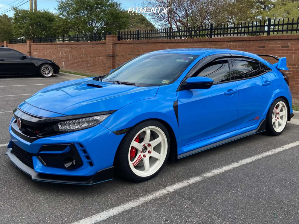 2021 Honda Civic Type R with 18x9.5 Volk TE37SL and Toyo Tires 255x35 ...