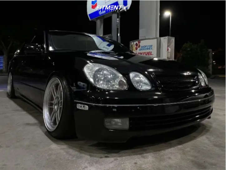 2001 Lexus GS430 Base with 18x9.5 Enkei Rpf1 and Lancaster 225x40 on ...