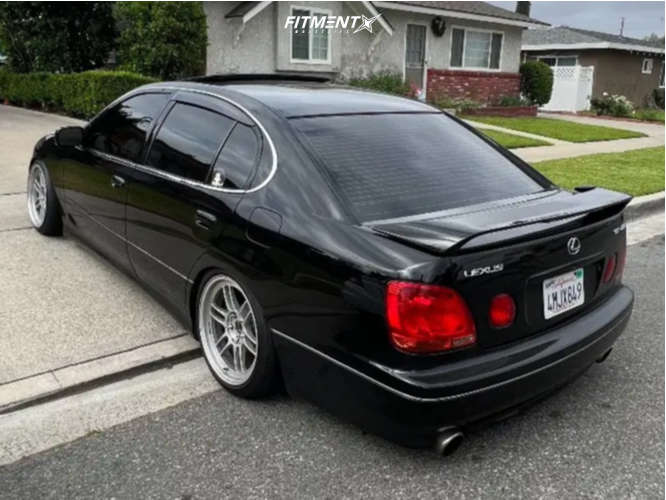 2001 Lexus GS430 Base with 18x9.5 Enkei Rpf1 and Lancaster 225x40 on ...