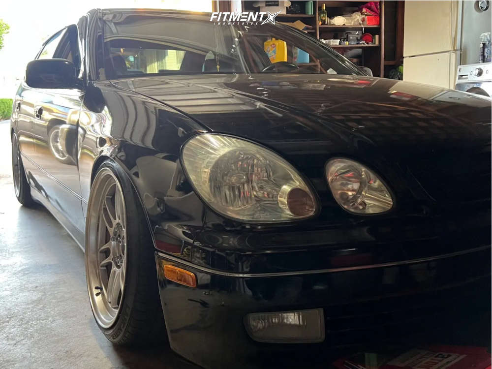 2001 Lexus GS430 Base with 18x9.5 Enkei Rpf1 and Lancaster 225x40 on ...