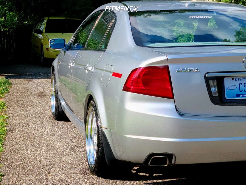 2006 Acura TL Base with 18x8.5 Aodhan DS01 and Vercelli 235x40 on Stock Suspension | 2249268 ...
