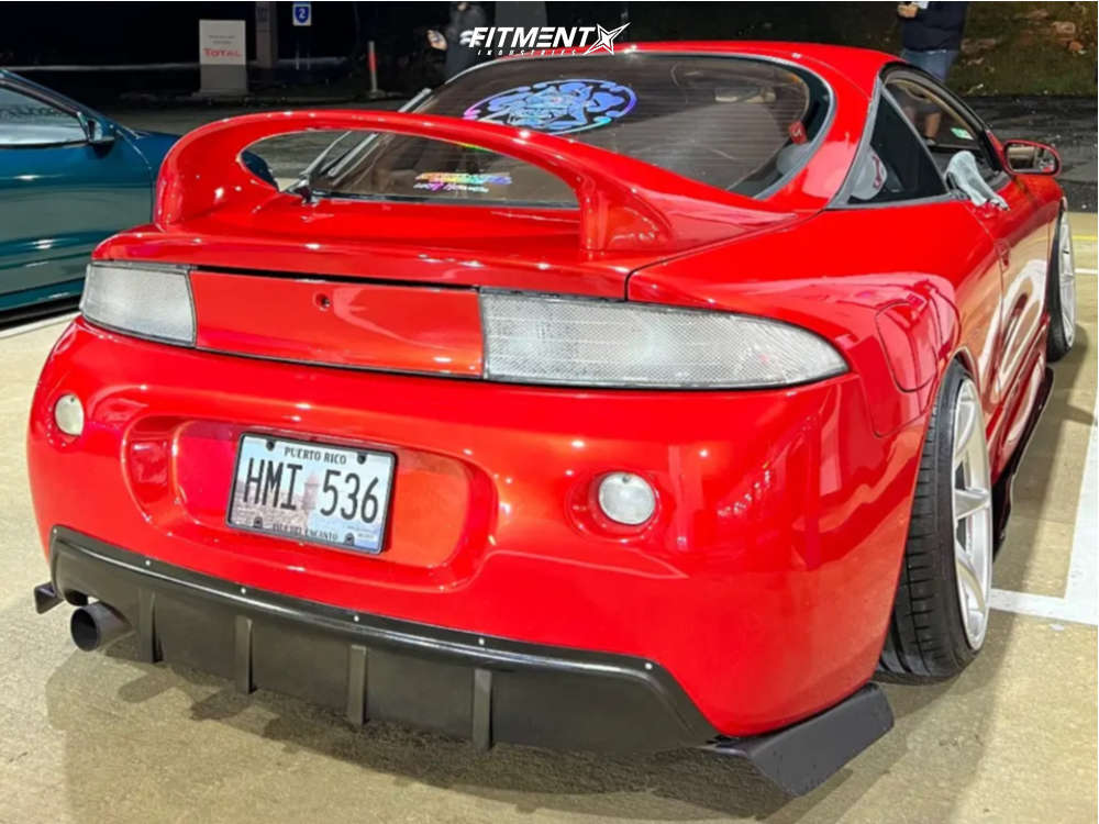 1998 Mitsubishi Eclipse GST with 18x9.5 Kansei Tandem and Starmaxx ...