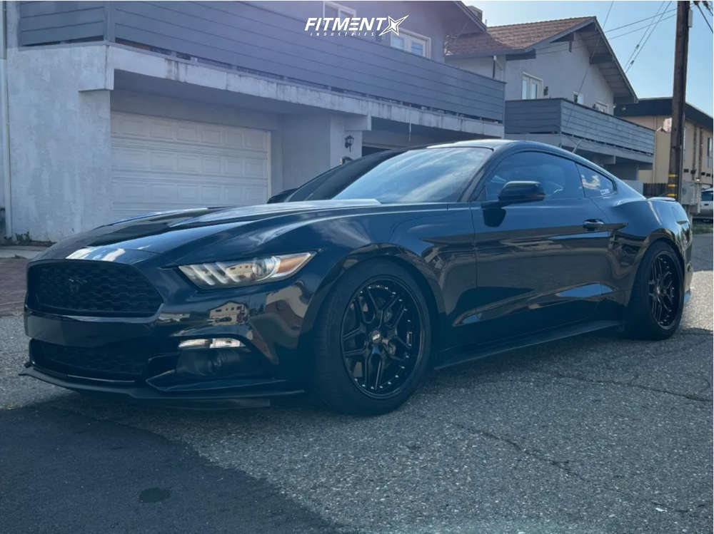 2015 Ford Mustang EcoBoost Premium with 19x9.5 ESR Cs15 and Nexen ...