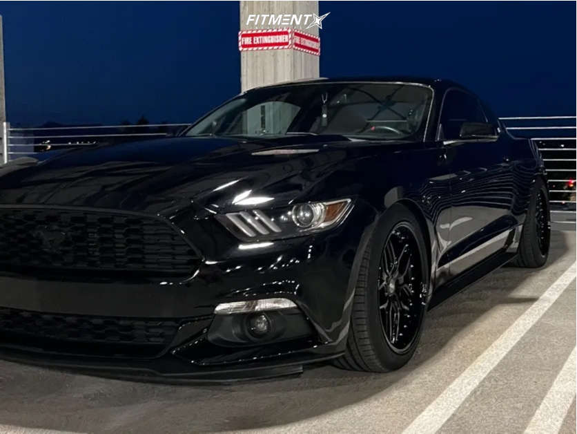 2015 Ford Mustang EcoBoost Premium with 19x9.5 ESR Cs15 and Nexen ...