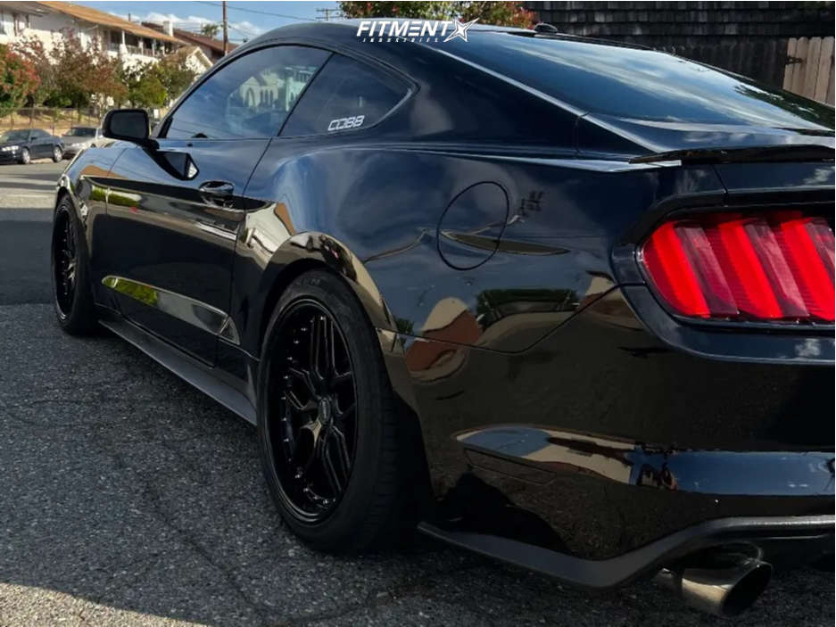 2015 Ford Mustang EcoBoost Premium with 19x9.5 ESR Cs15 and Nexen ...