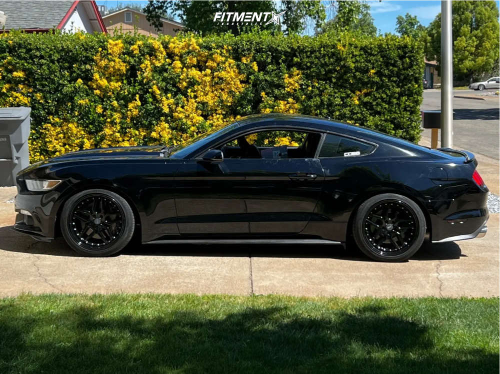 2015 Ford Mustang EcoBoost Premium with 19x9.5 ESR Cs15 and Nexen ...