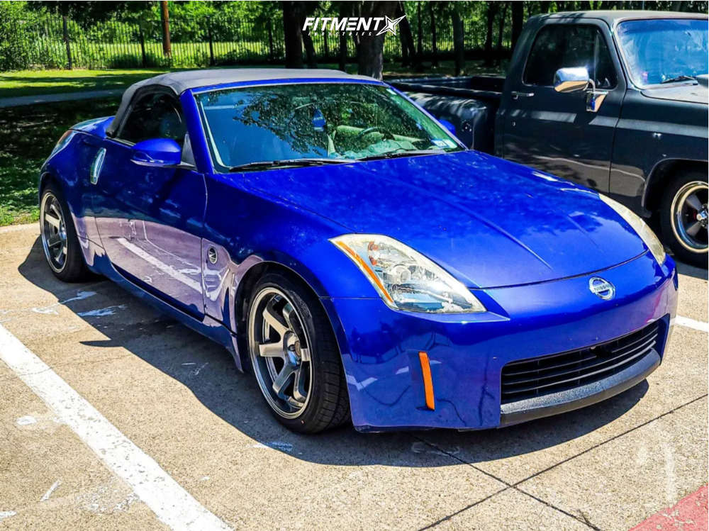 2005 Nissan 350Z Grand Touring with 18x10.5 AVID1 Av6 and Vercelli ...