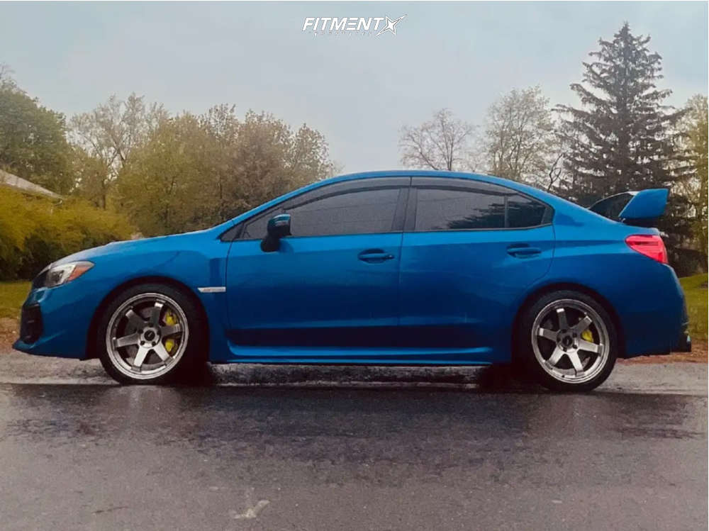 2020 Subaru WRX STI Limited with 18x9.5 AVID1 Av6 and Michelin 235x35 ...