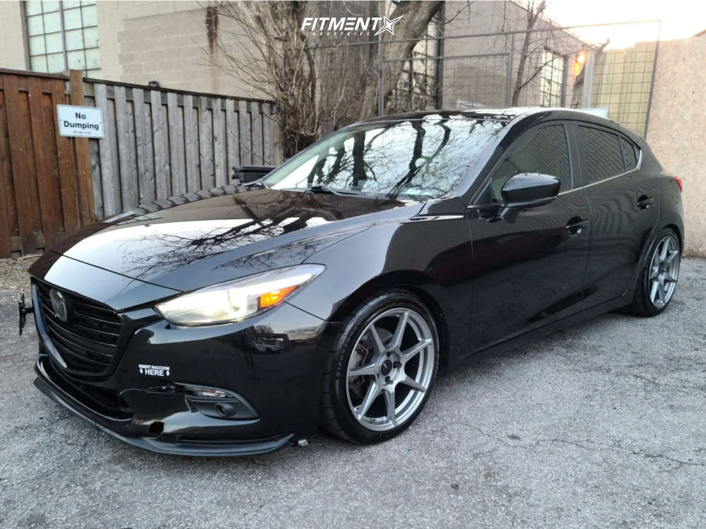 2018 Mazda 3 Sport GT with 18x8.5 Enkei Tfr and Firestone 235x40 on ...