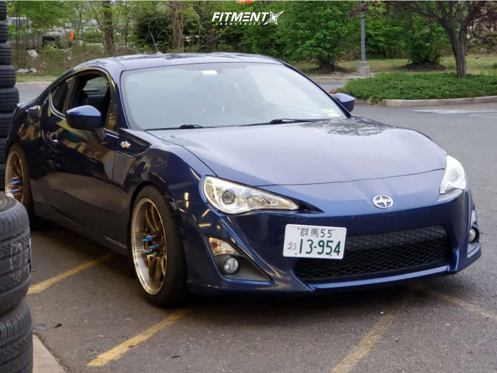2014 Scion FR-S Base with 18x8.5 Aodhan Ds02 and Black Hawk 245x40 on ...