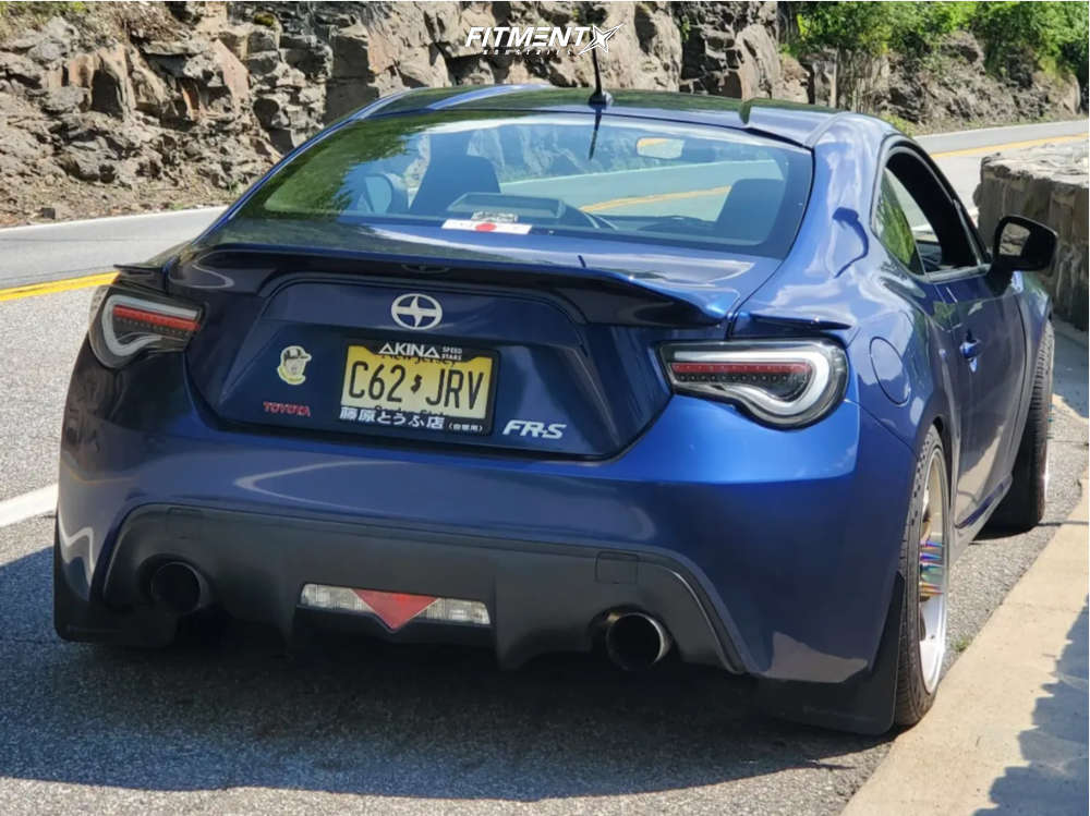 2014 Scion FR-S Base with 18x8.5 Aodhan Ds02 and Black Hawk 245x40 on Lowering Springs | 2252360 ...