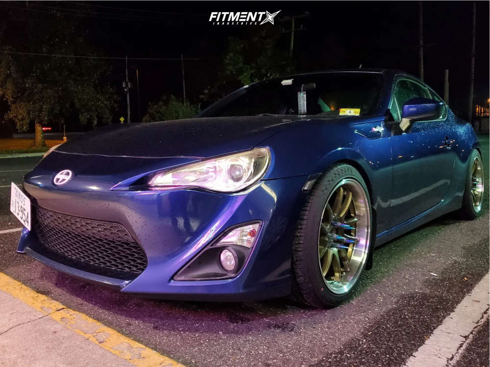 2014 Scion FR-S Base with 18x8.5 Aodhan Ds02 and Black Hawk 245x40 on ...