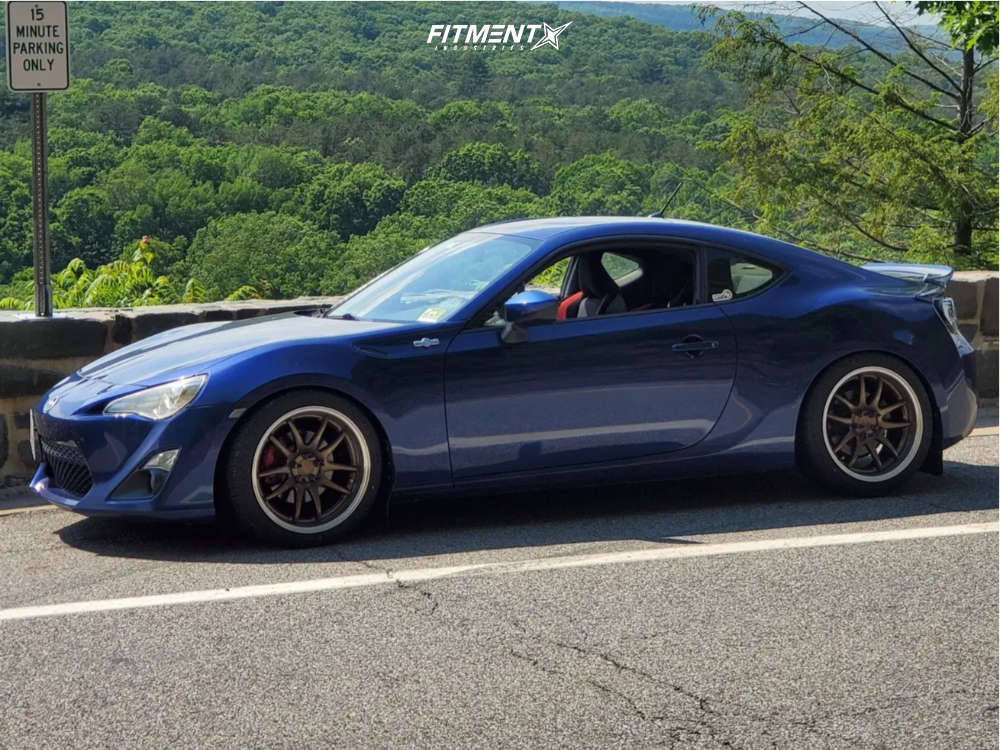 2014 Scion FR-S Base with 18x8.5 Aodhan Ds02 and Black Hawk 245x40 on ...