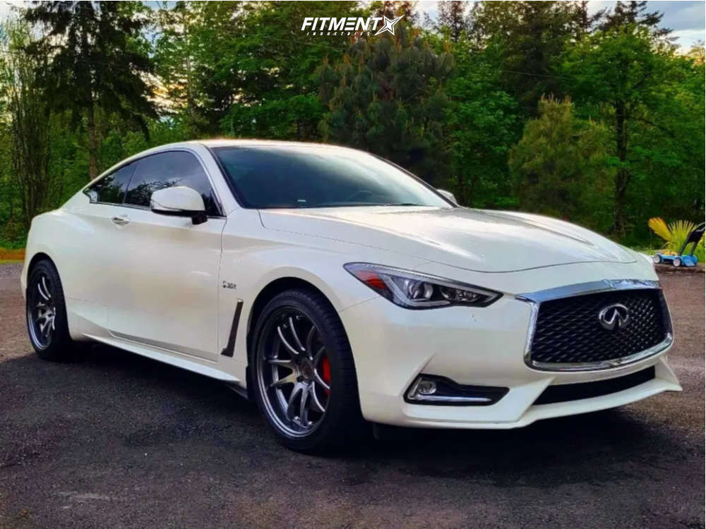 2017 INFINITI Q60 3.0 Red Sport 400 with 19x9.5 Aodhan Ds02 and ...