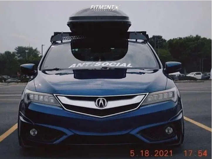 2016 Acura ILX Aspec with 18x9.5 Kansei Knp and Lexani 215x35 on ...