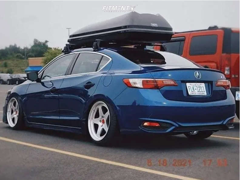 2016 Acura ILX Aspec with 18x9.5 Kansei Knp and Lexani 215x35 on ...