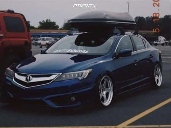 2016 Acura ILX Aspec with 18x9.5 Kansei Knp and Lexani 215x35 on ...