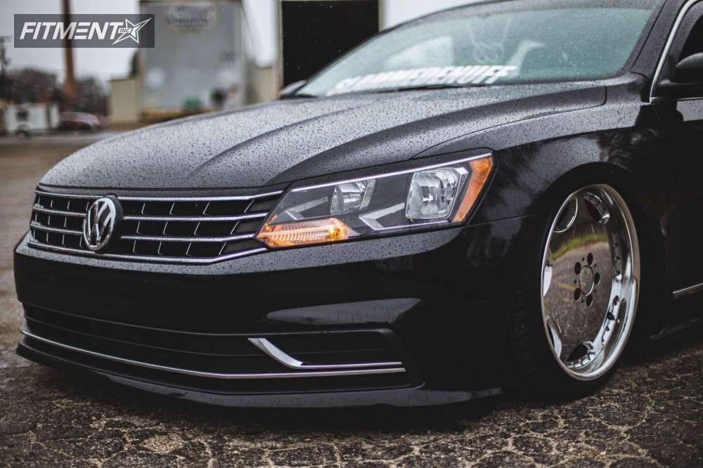 2016 Volkswagen Passat SE with 19x8.5 AME Shallen AX and Nankang 215x35 ...