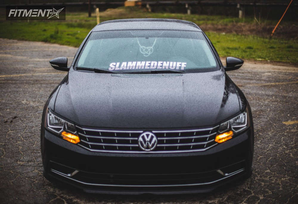 2016 Volkswagen Passat SE with 19x8.5 AME Shallen AX and Nankang 215x35 ...