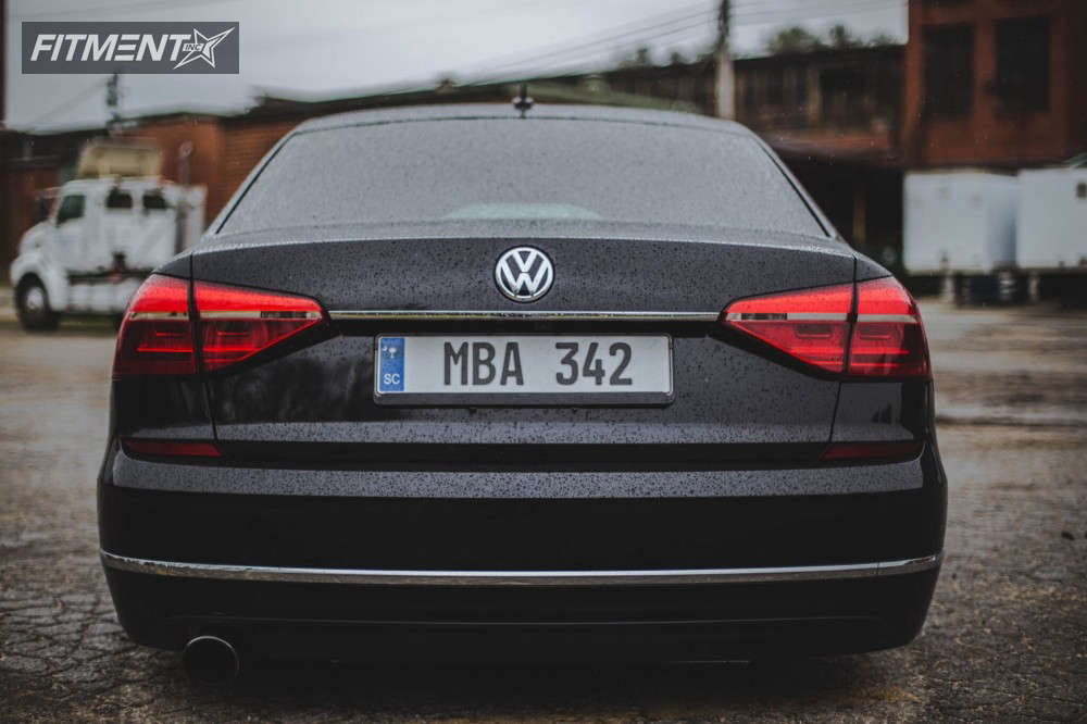 2016 Volkswagen Passat SE with 19x8.5 AME Shallen AX and Nankang 215x35 ...