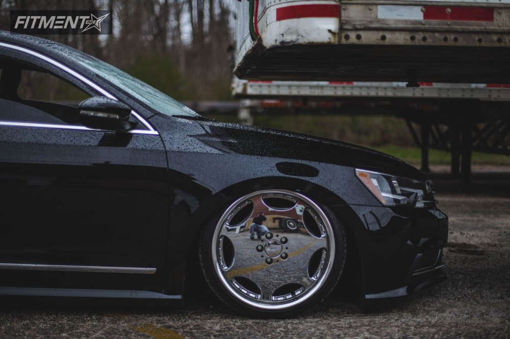 2016 Volkswagen Passat SE with 19x8.5 AME Shallen AX and Nankang 215x35 ...