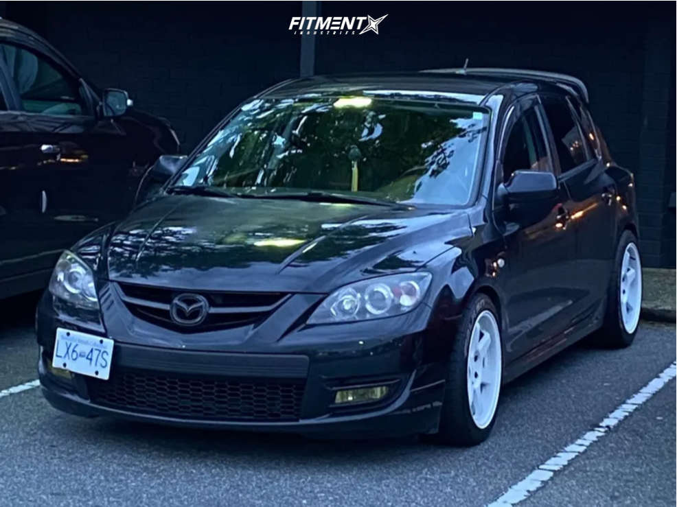 2008 Mazda 3 Mazdaspeed with 17x8.5 ESR Sr07 and Falken 225x45 on ...