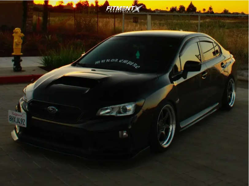 2019 Subaru WRX Base with 18x9.5 Kansei Roku and Vercelli 245x40 on ...
