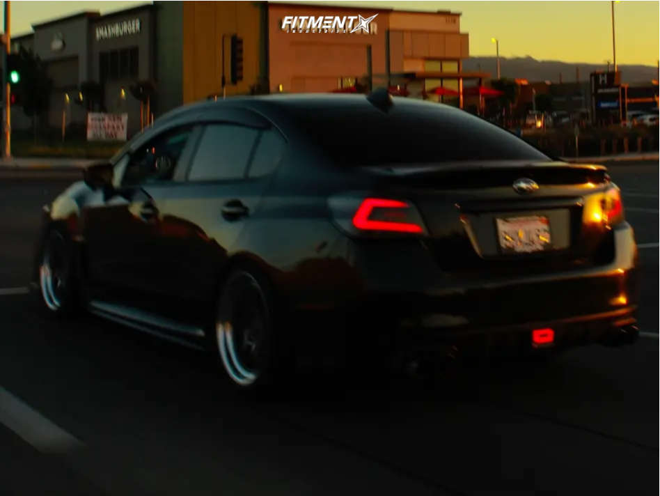 2019 Subaru WRX Base with 18x9.5 Kansei Roku and Vercelli 245x40 on ...