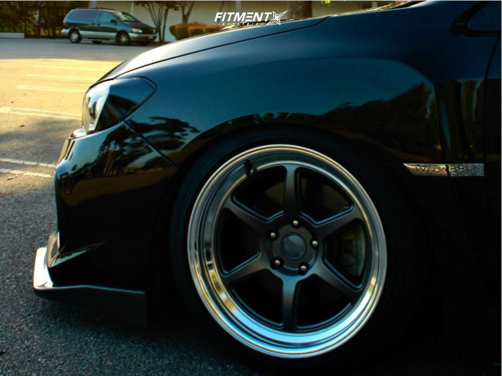 2019 Subaru WRX Base with 18x9.5 Kansei Roku and Vercelli 245x40 on ...