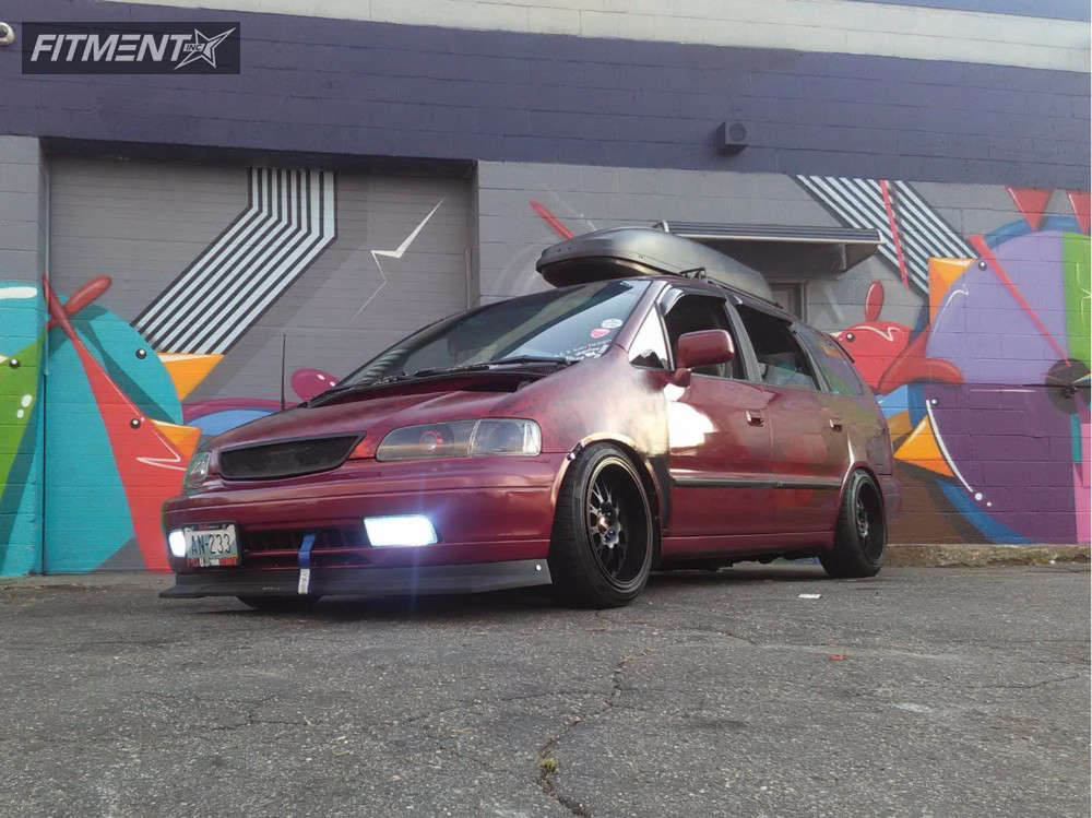 1996 Honda Odyssey LX with 17x9 STR 514 and Antares 215x45 on Coilovers ...