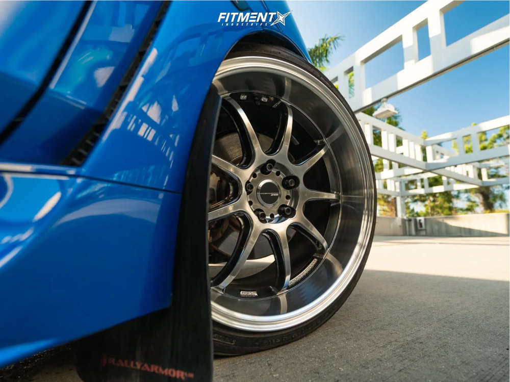 2018 Subaru WRX Base with 19x10.5 Work Emotion D9r and Ironman 215x35 ...