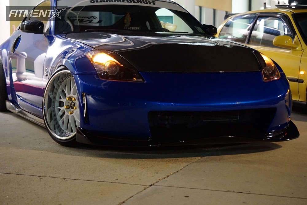 2003 Nissan 350Z Enthusiast with 19x10.5 Work VS XX and Delinte 245x35 ...