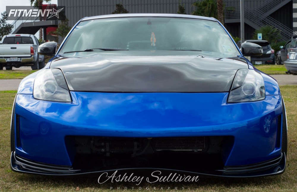 2003 Nissan 350Z Enthusiast with 19x10.5 Work VS XX and Delinte 245x35 ...