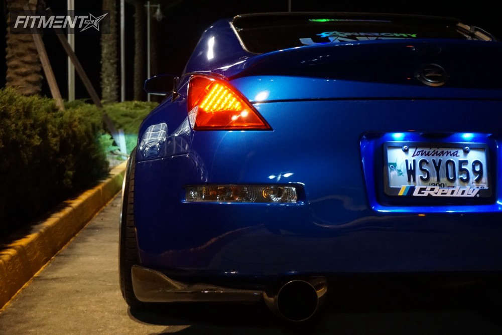 2003 Nissan 350Z Enthusiast with 19x10.5 Work VS XX and Delinte 245x35 ...