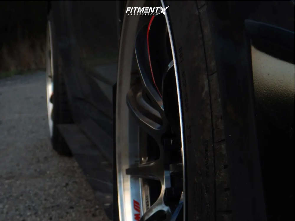 2013 Subaru Impreza WRX STI with 18x9.5 Work Emotion Zr10 and Continental 245x40 on Stock ...