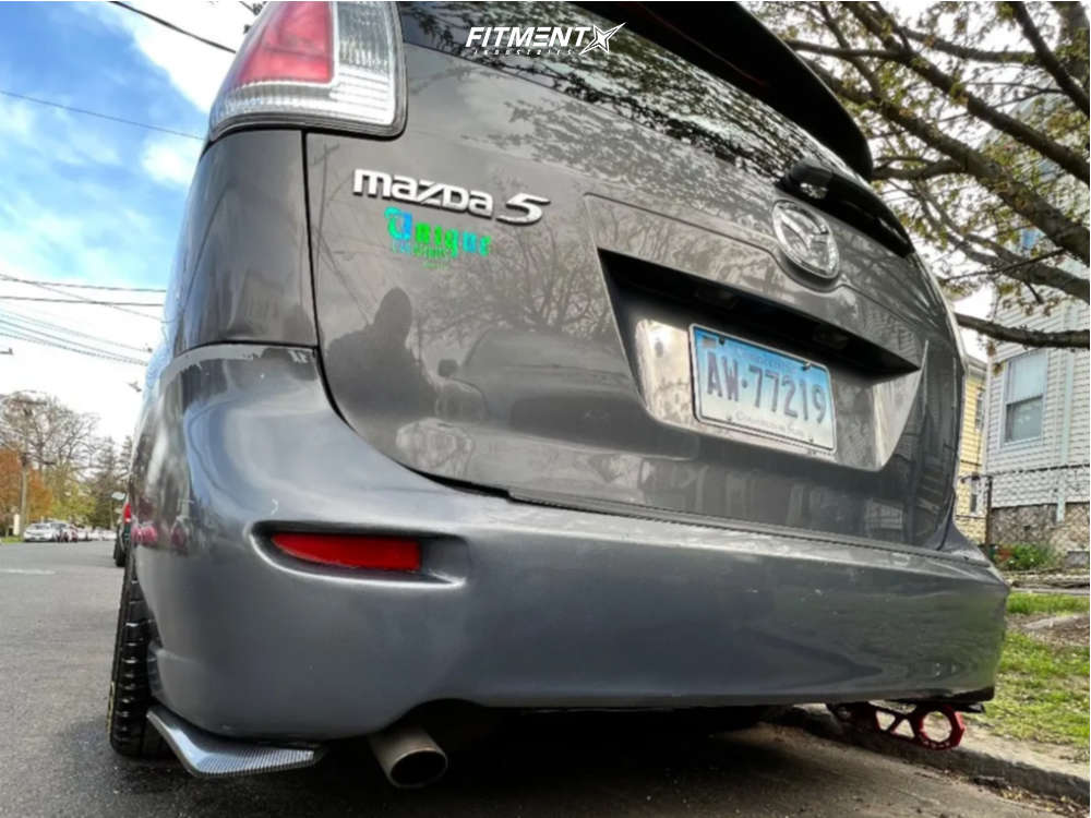 2008 Mazda 5 Touring with 17x8.5 ESR Sr02 and Ohtsu 215x40 on Coilovers ...