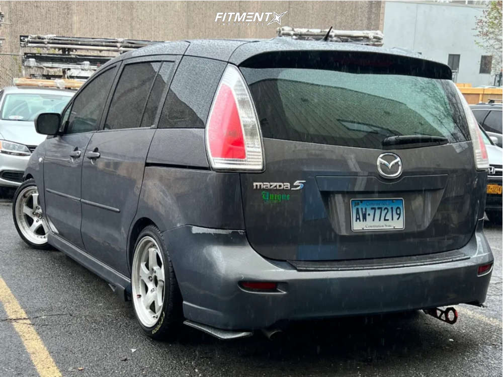 2008 Mazda 5 Touring with 17x8.5 ESR Sr02 and Ohtsu 215x40 on Coilovers ...