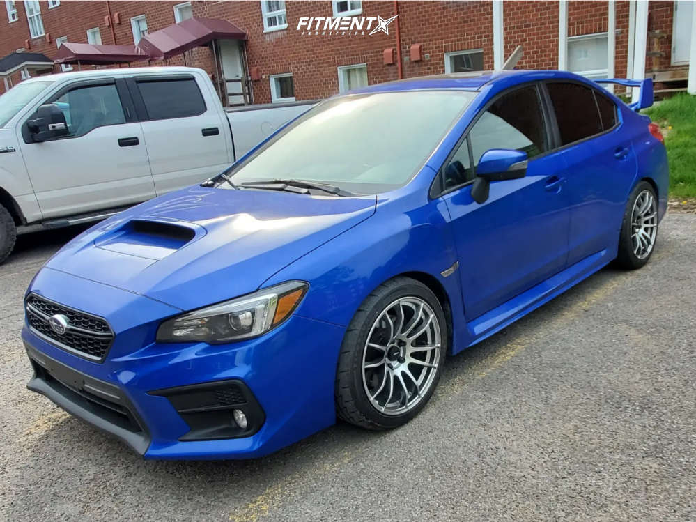 2019 Subaru WRX Sport with 18x8.5 AVID1 Av20 and Firestone 245x40 on ...
