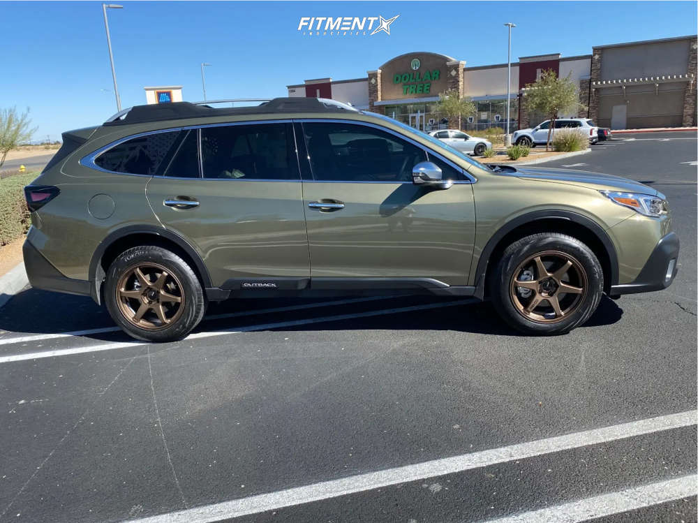 2022 Subaru Outback Touring XT with 18x8 Enkei T6r and Yokohama 225x60 ...