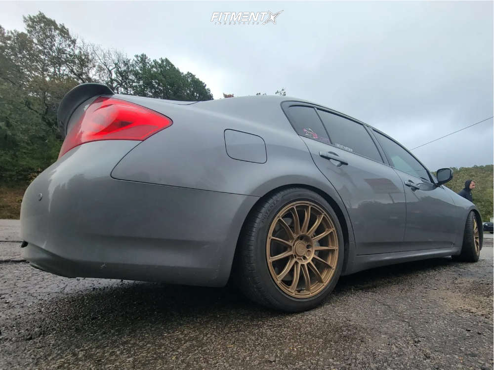 2012 INFINITI G37 Sport with 18x9.5 Motegi Mr148 and Bridgestone 265x40 ...