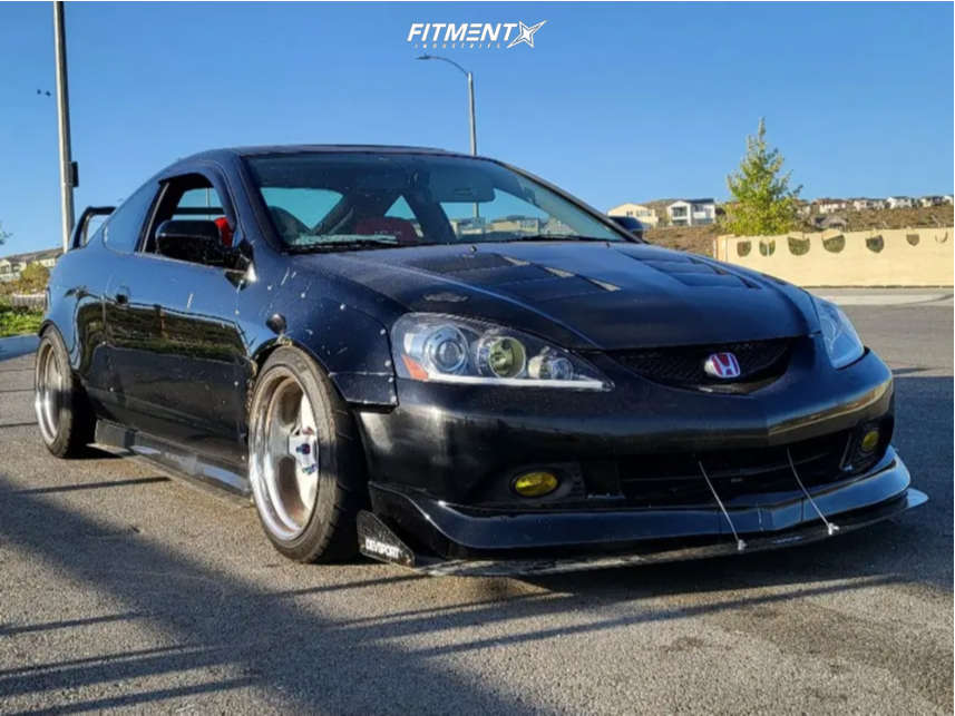 2003 Acura RSX Type-S with 17x9.5 Work Meister S1r and Nitto 235x40 on ...