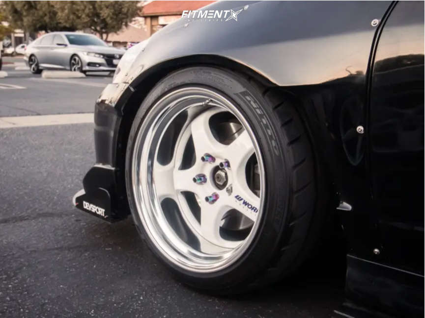 2003 Acura RSX Type-S with 17x9.5 Work Meister S1r and Nitto 235x40 on ...