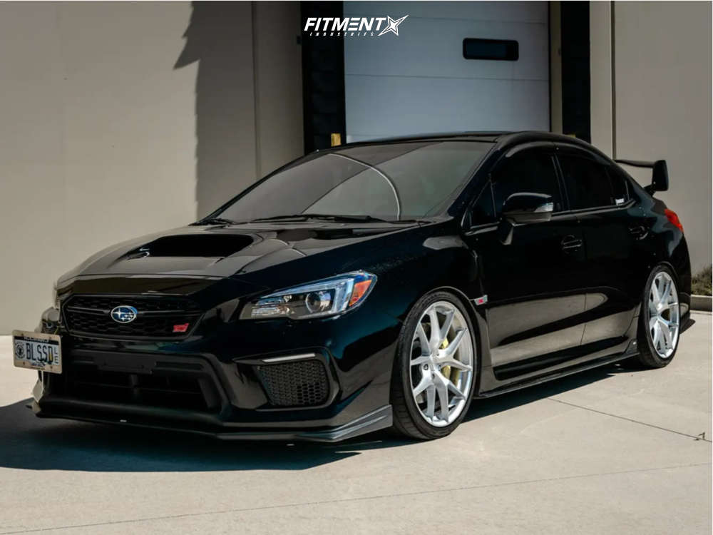 2021 Subaru WRX STI Base with 19x8.5 Aodhan Aff7 and Yokohama 245x35 on Coilovers | 2255817 ...