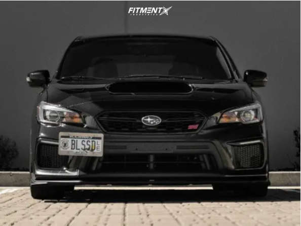 2021 Subaru WRX STI Base with 19x8.5 Aodhan Aff7 and Yokohama 245x35 on Coilovers | 2255817 ...