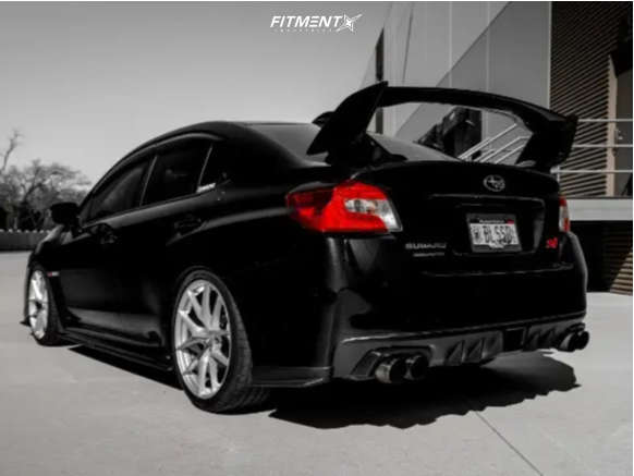 2021 Subaru WRX STI Base with 19x8.5 Aodhan Aff7 and Yokohama 245x35 on Coilovers | 2255817 ...