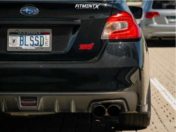 2021 Subaru WRX STI Base with 19x8.5 Aodhan Aff7 and Yokohama 245x35 on Coilovers | 2255817 ...