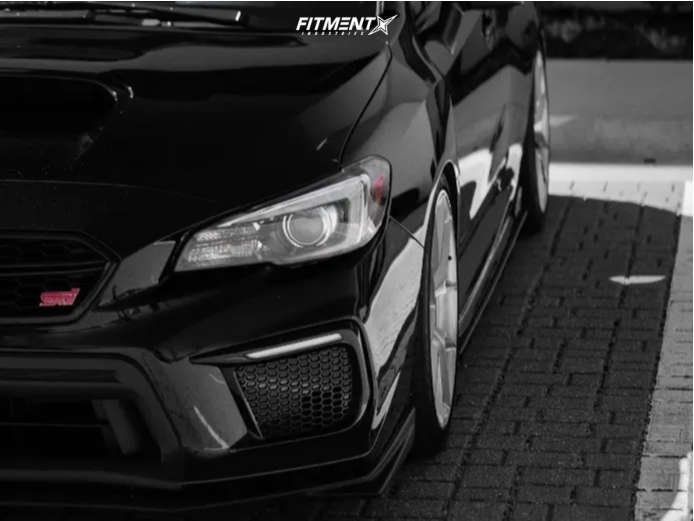 2021 Subaru WRX STI Base with 19x8.5 Aodhan Aff7 and Yokohama 245x35 on Coilovers | 2255817 ...