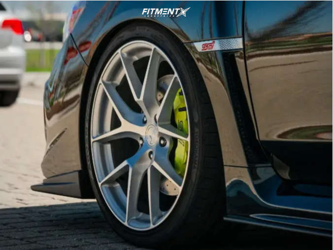 2021 Subaru WRX STI Base with 19x8.5 Aodhan Aff7 and Yokohama 245x35 on Coilovers | 2255817 ...