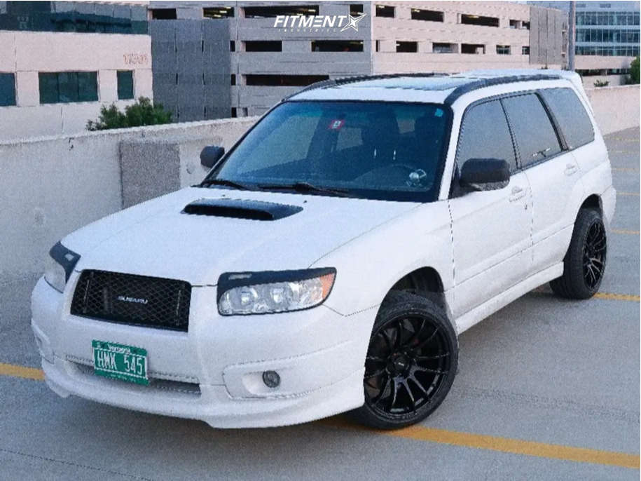 2007 Subaru Forester XT Limited with 18x9.5 AVID1 Av20 and Lexani ...